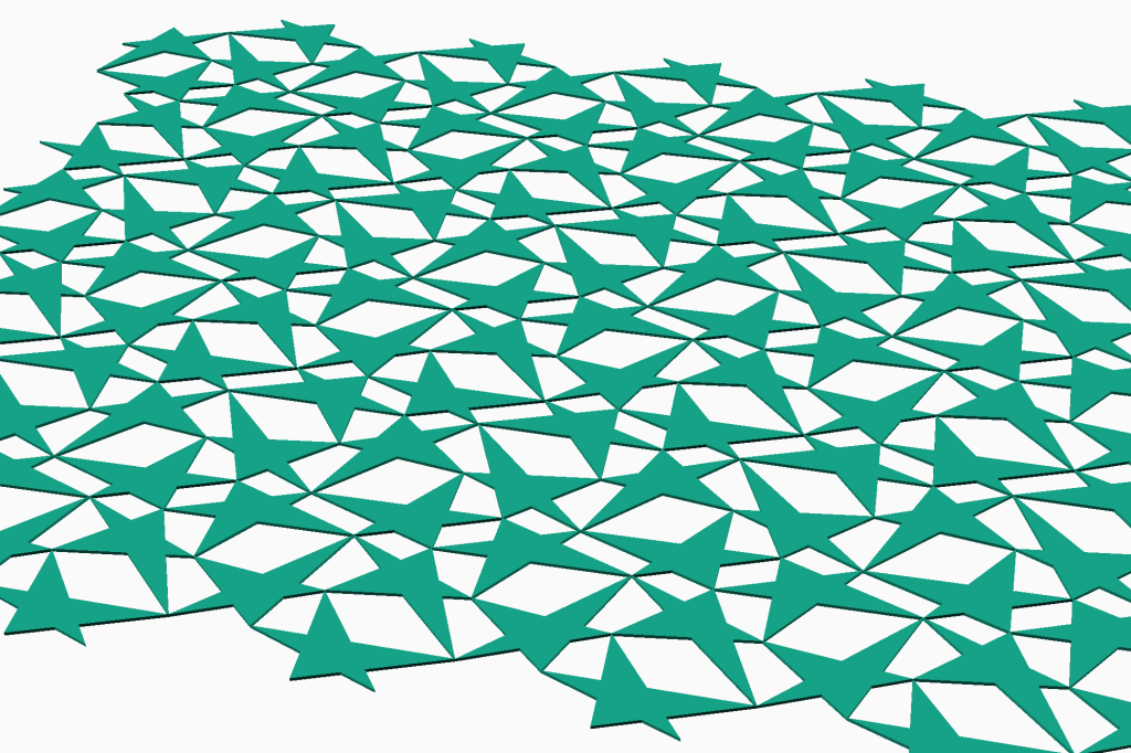 Surface design patterns based on pentagonal tessellations ...